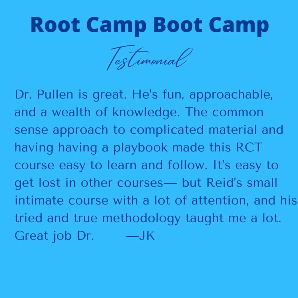 Root/Boot Camp - Root Canal Academy