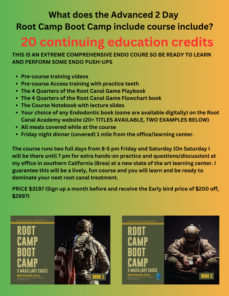 Root/Boot Camp - Root Canal Academy